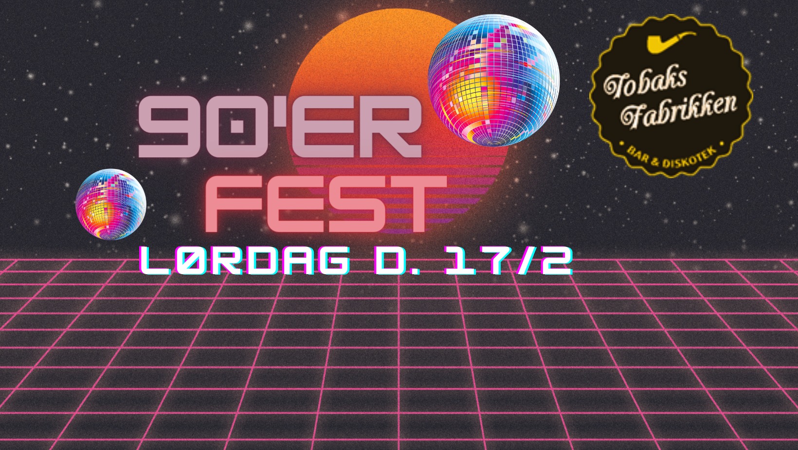 90'er FEST på Tobaksfabrikken